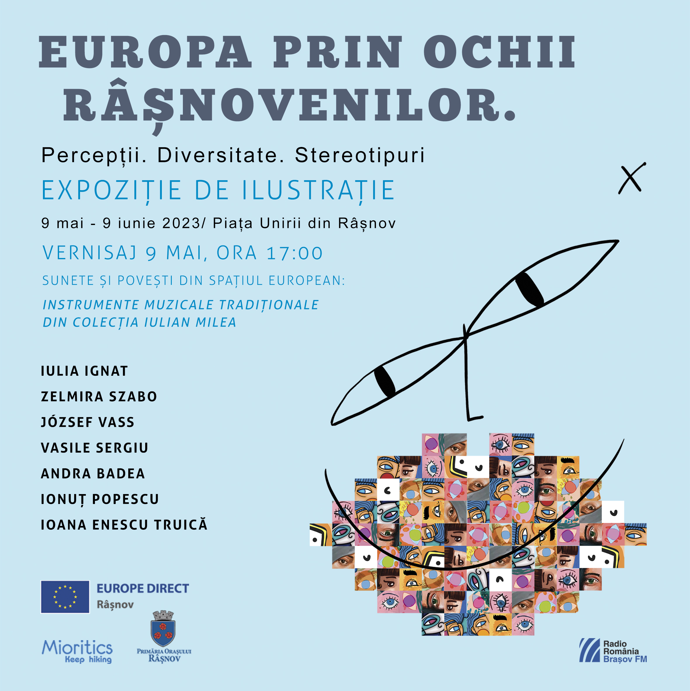 De Ziua Europei: expoziție de ilustrație "Europa prin ochii ...